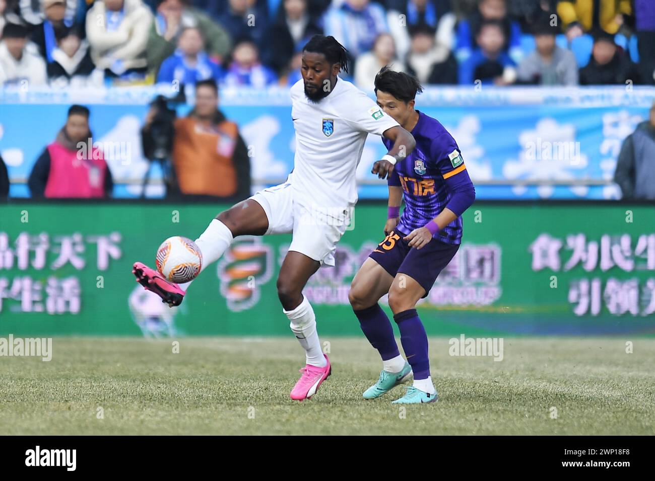 Tianjin Jinmen Tiger Football Club 1-1 draw Nantong Zhiyun Football ...