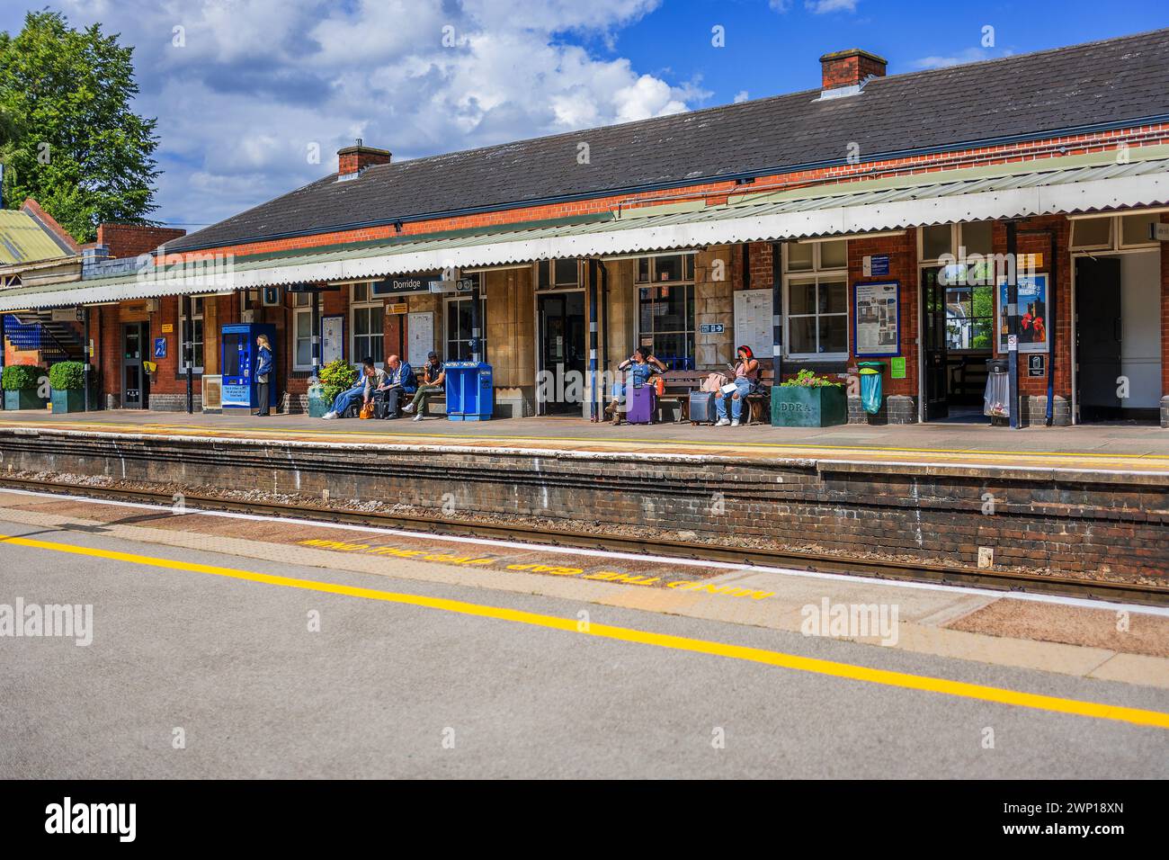 network rail station platform dorridge west midlands england uk Stock ...