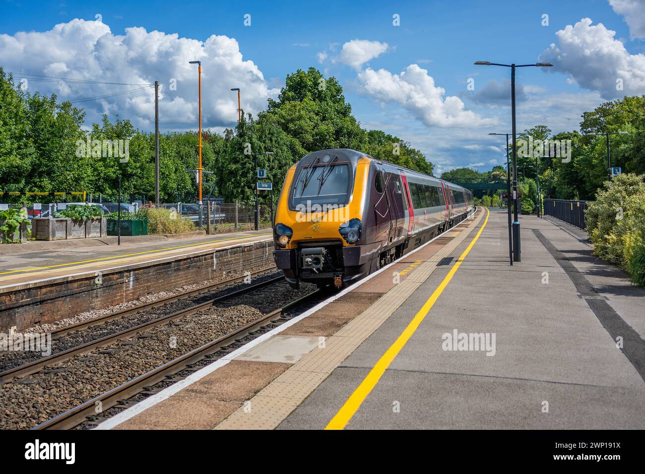 network rail station platform dorridge west midlands england uk Stock ...