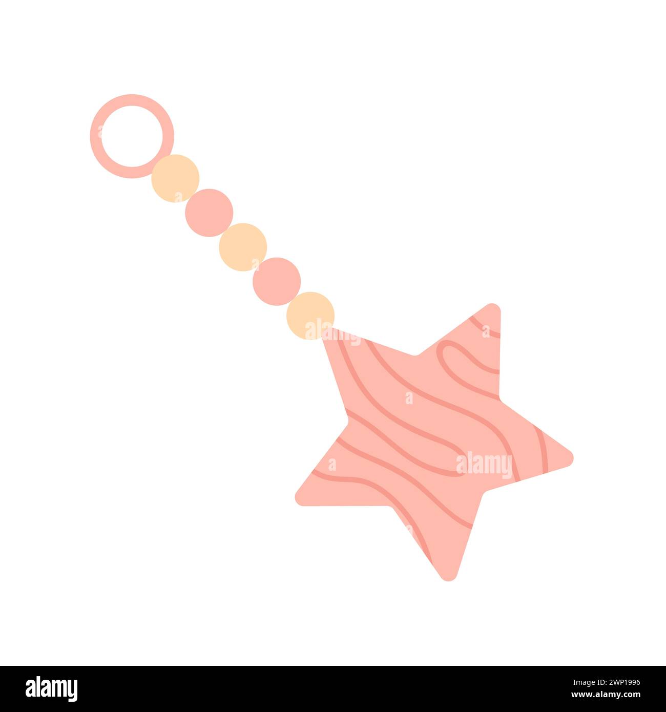 Wooden star toy. Retro traditional wooden toys, kids entertainment ...