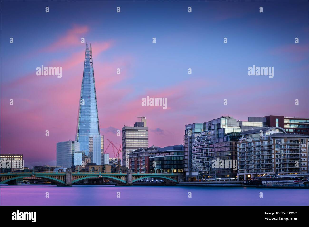 Long exposure shard sunset hi-res stock photography and images - Alamy