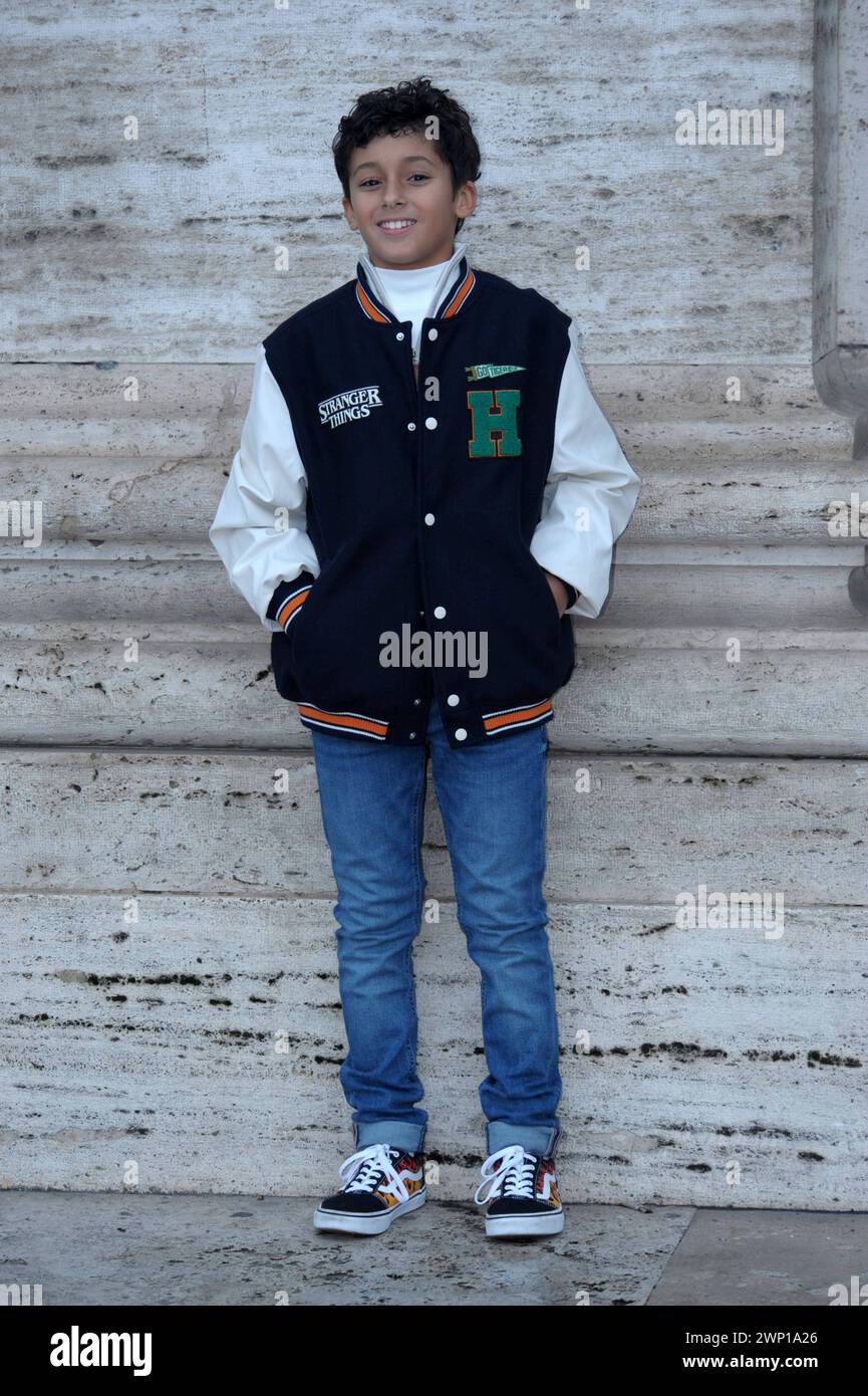 News - Photocall of the film Un altro ferragosto Lorenzo Nohman during ...