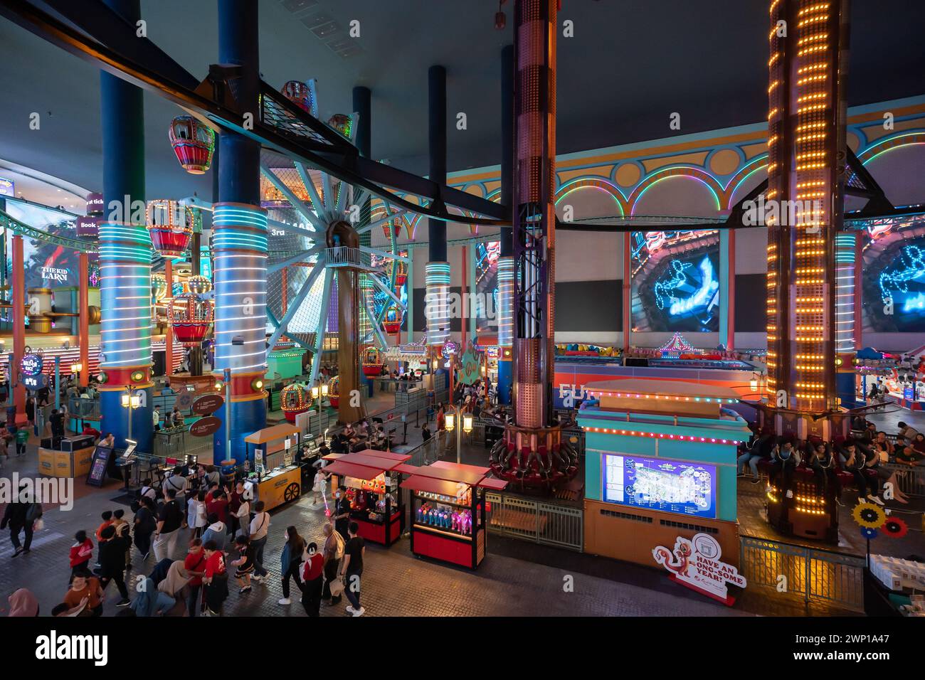 Pahang, Malaysia - March 1,2024 : Skytropolis Indoor Theme Park in ...