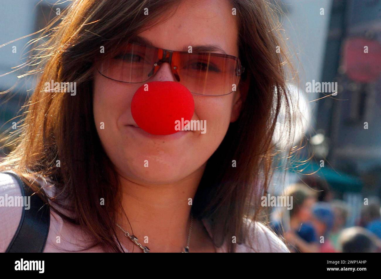 red nose as symbol for clowndoctor, laughter as medicine and therapy ...