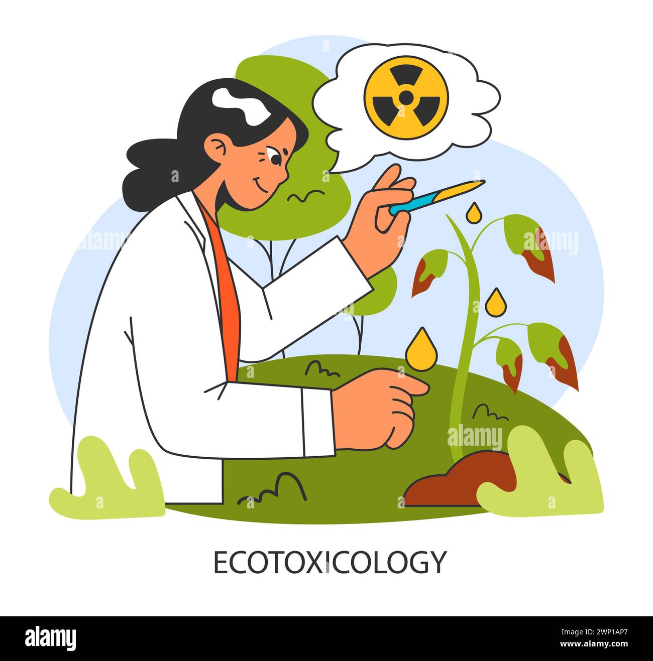 Plant impact Stock Vector Images - Alamy