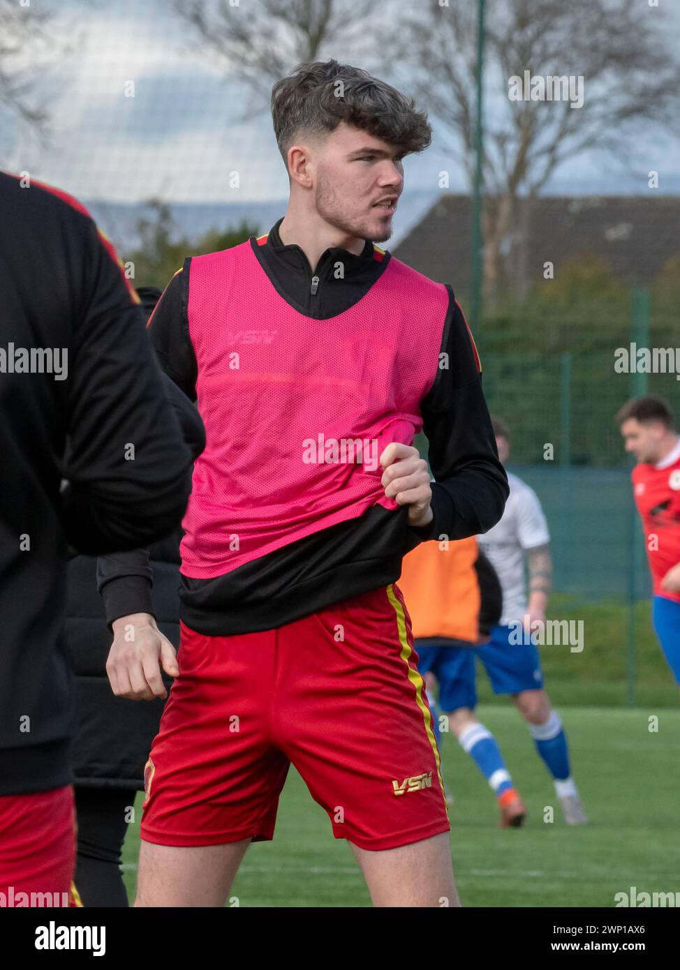 Glasgow, Scotland, UK. February 24th 2024: Rossvale Men playing ...