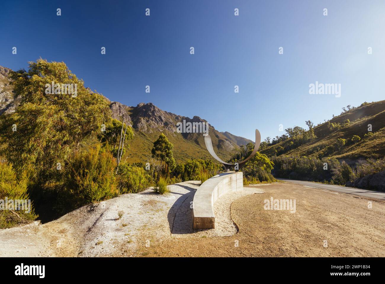 Gordon River Road Landscape in Tasmania Australia Stock Photo - Alamy