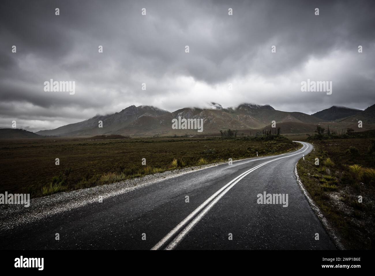 Gordon River Road Landscape in Tasmania Australia Stock Photo - Alamy