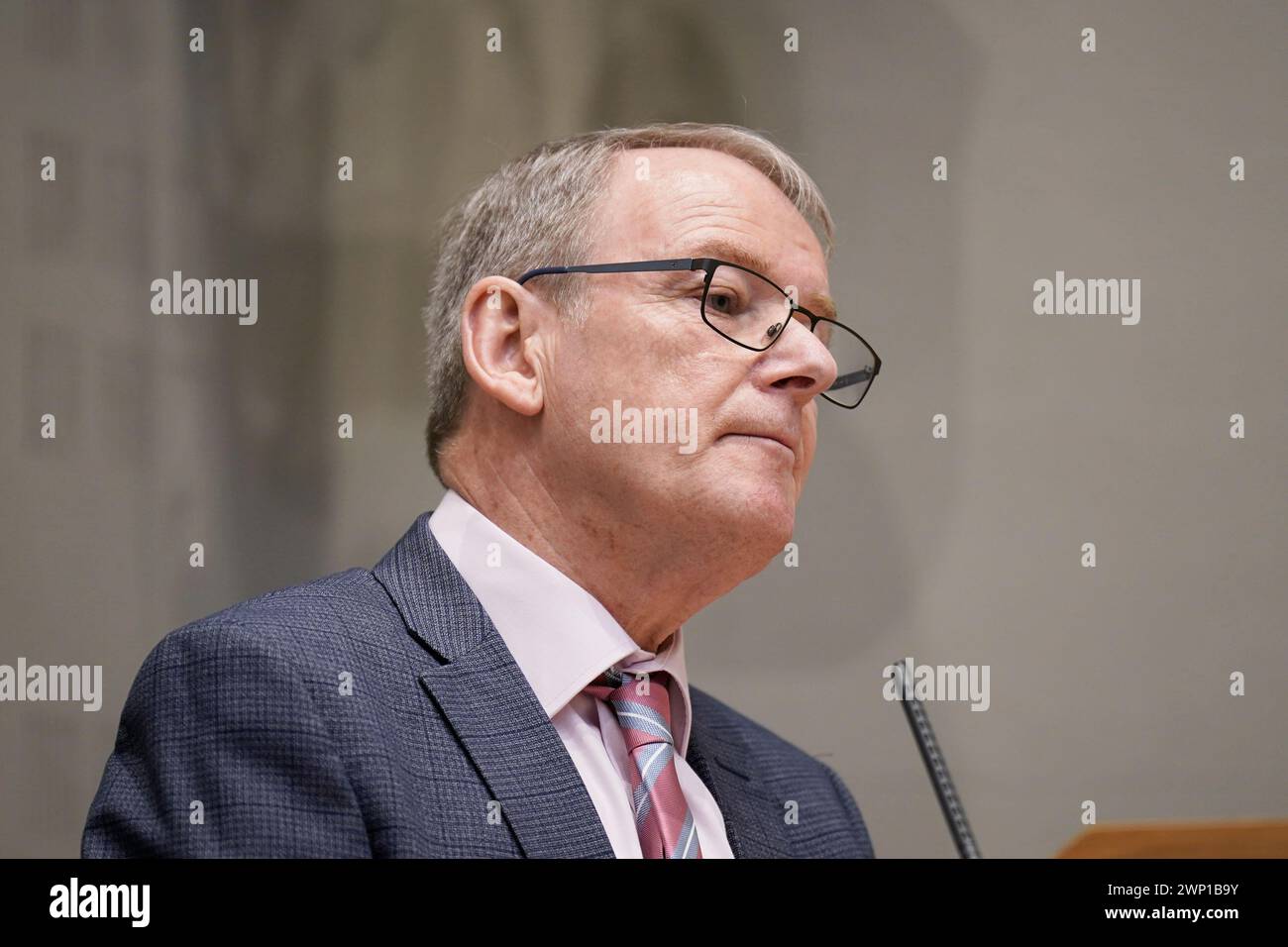 Brian Stanley, chair of the Public Accounts Committee, during a press ...