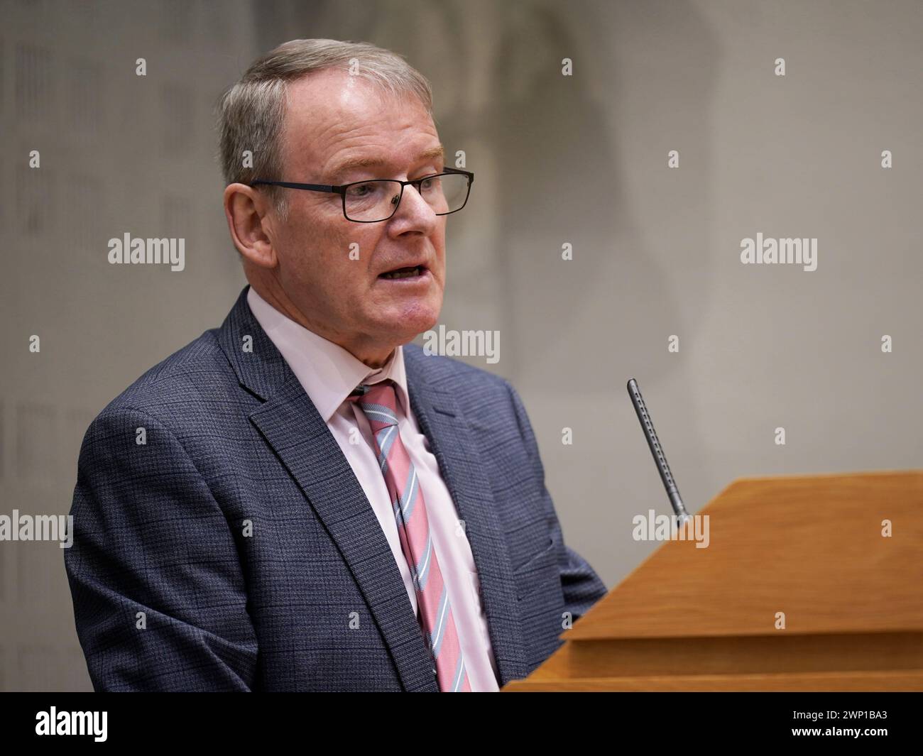 Brian Stanley, chair of the Public Accounts Committee, during a press ...