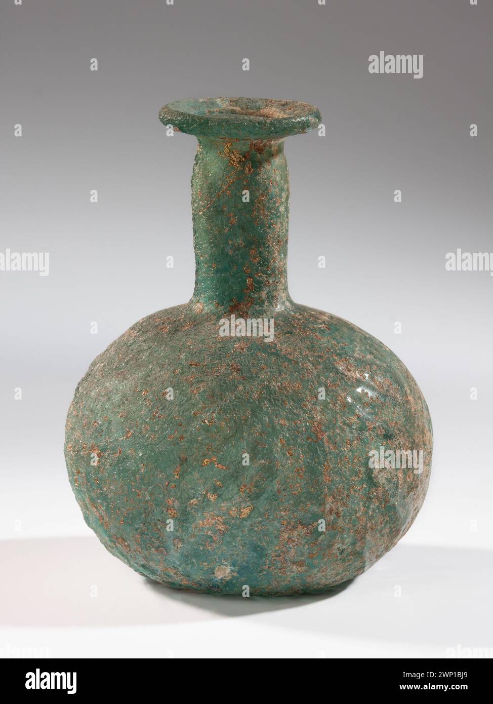 Glass bottle from the 8th to 10th century, part of Władysław Semerau ...