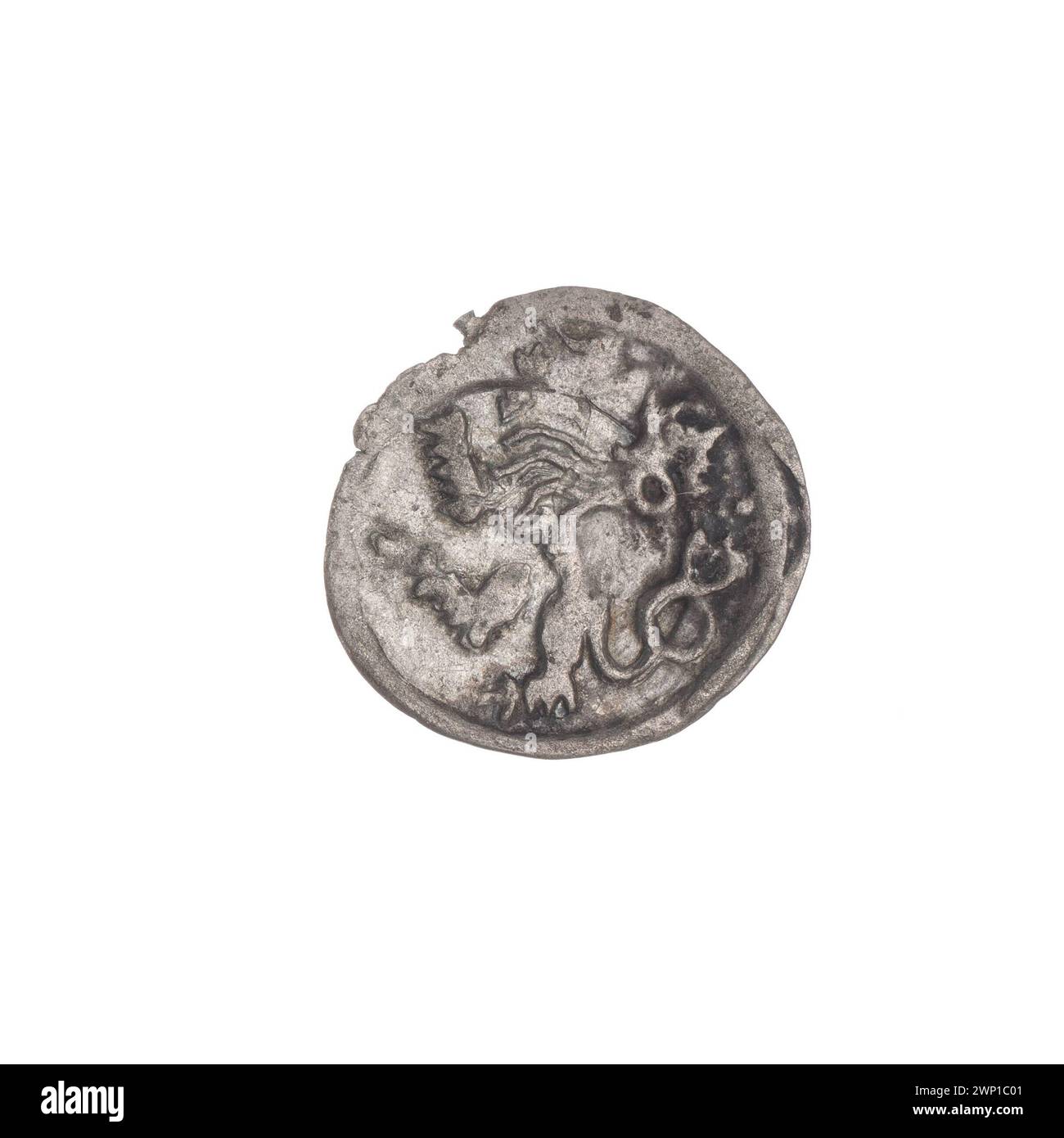 A heller coin issued under Roman-German Emperor Sigismund of Luxembourg ...