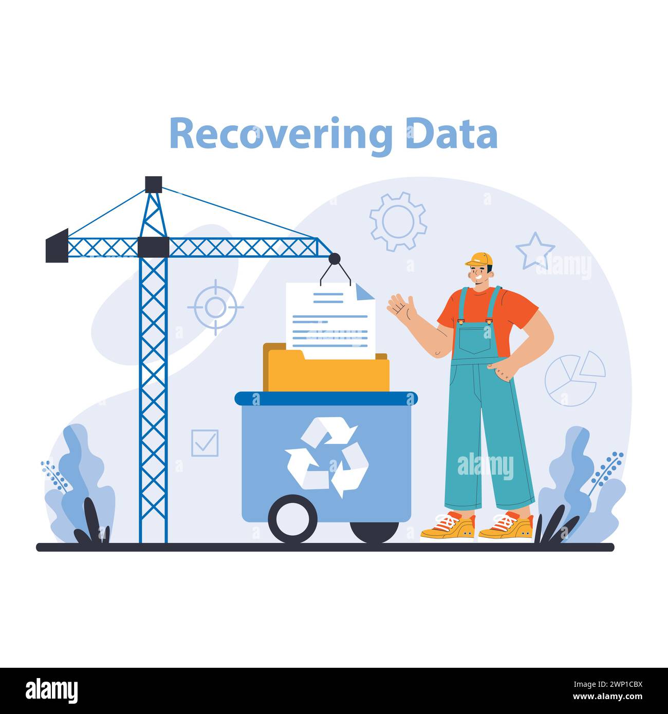 Recovering Data Concept Detailed Depiction Of Data Retrieval And Restoration Process