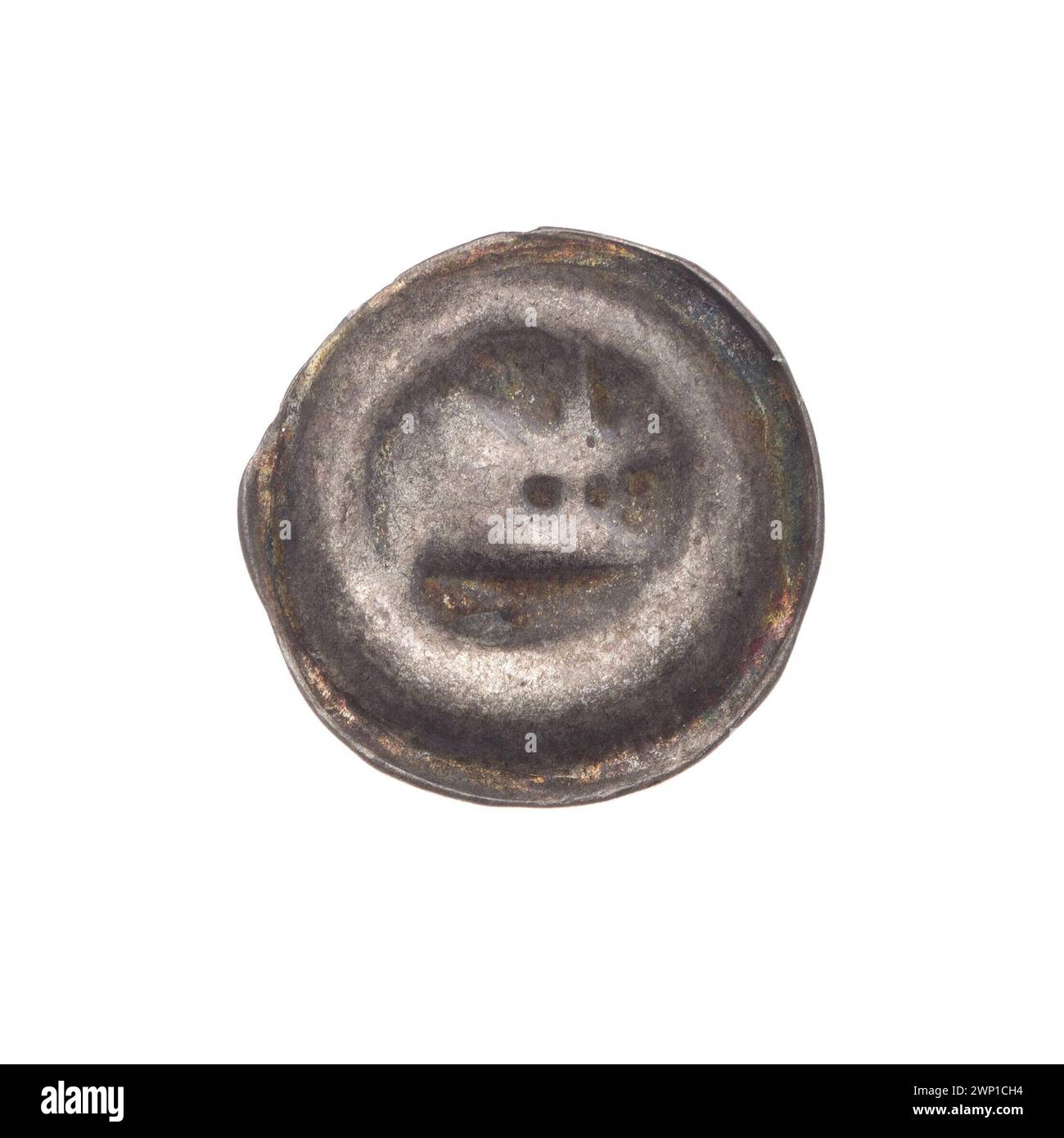 15th-century Brakedate Halter coin depicting a wild boar head, issued ...