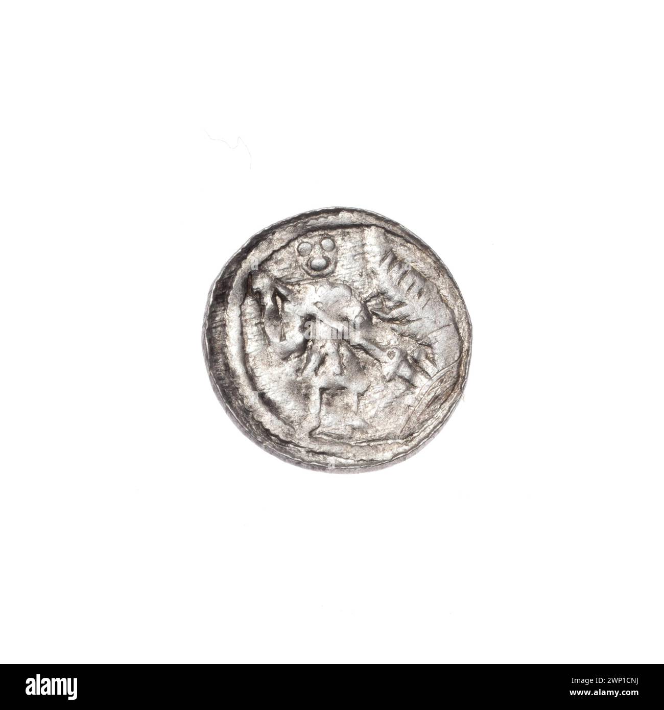 Silver denarius minted by Bolesław III Wrymouth (1107-1138) circa 1125 ...