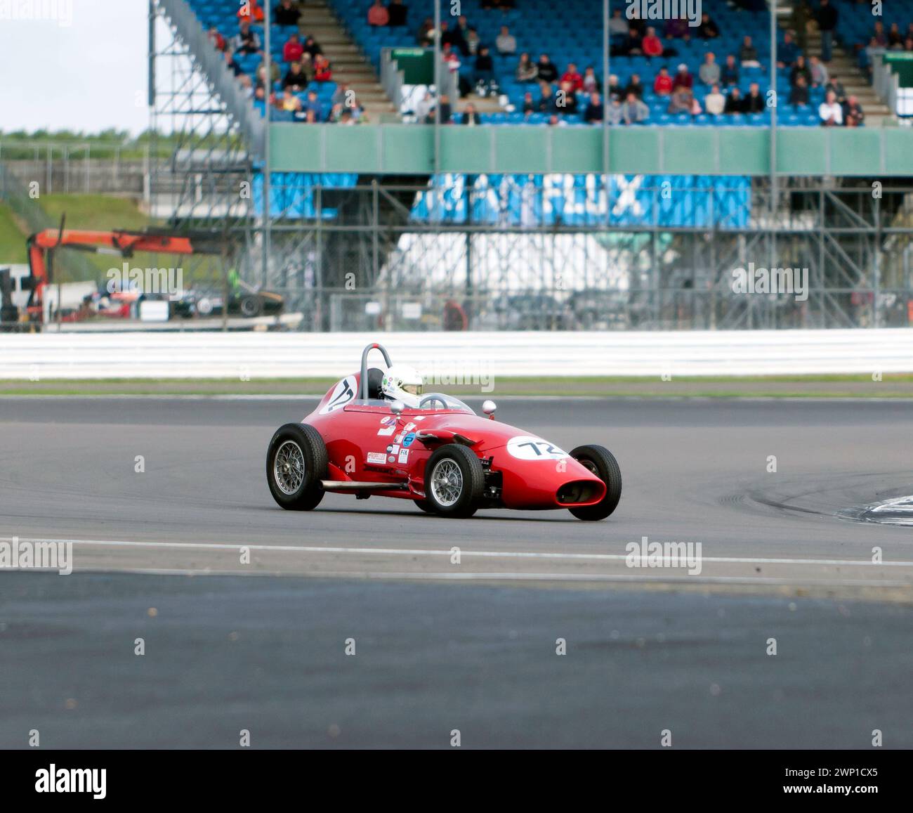 Tom De Gres driving his Red, 1960, Stanguellini around the Loop, during ...