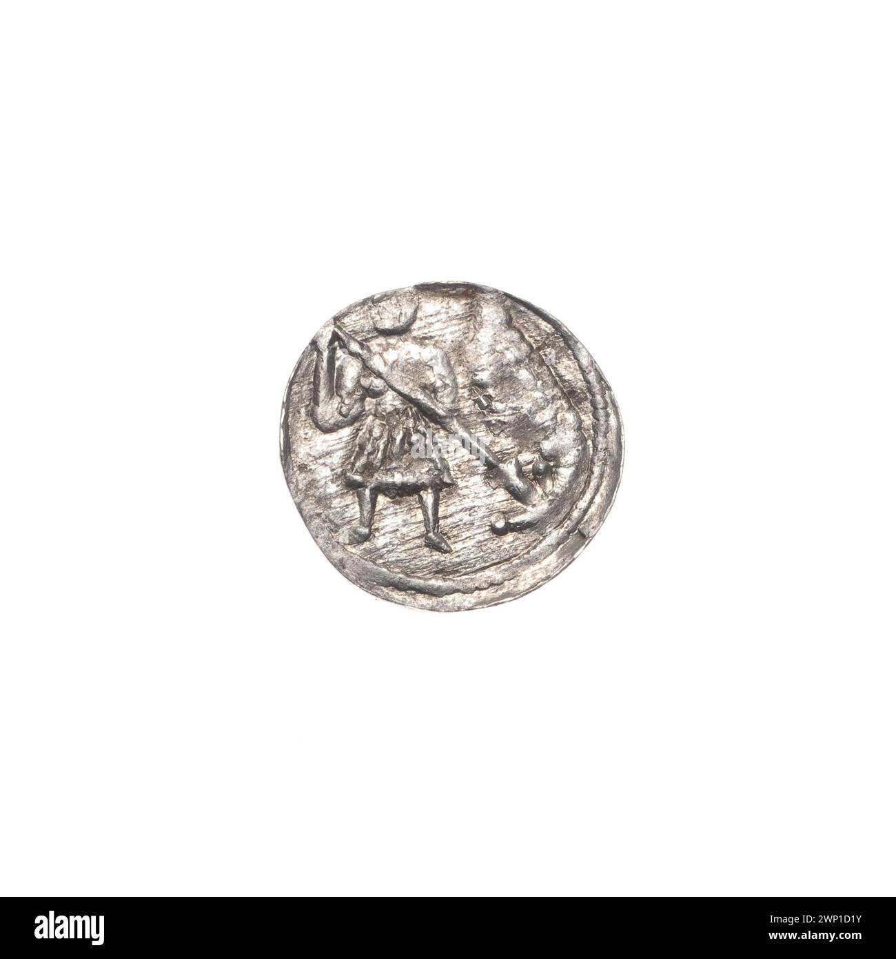 The denarius from Bolesław III Krzywousty (c.1125-1138) depicts ...