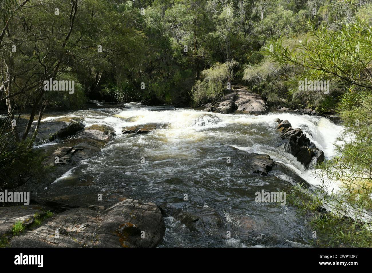 The Cascades waterfall in the southern part of Gloucester National Park ...