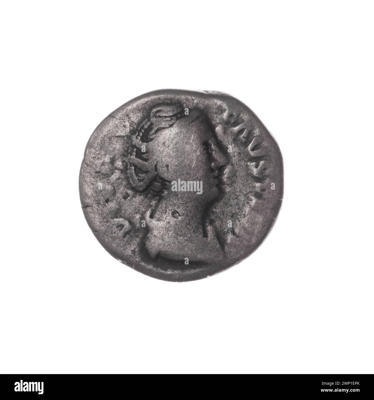 Denarius of Antoninus Pius and Empress Faustina I, after 141 AD ...