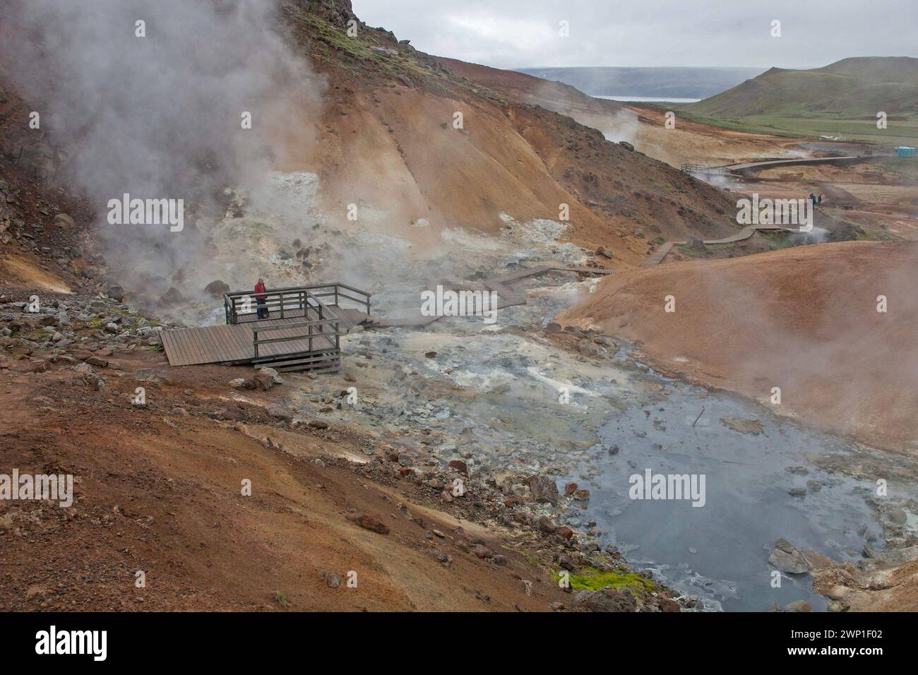 Sulfur source Island Near Grindavik Stock Photo - Alamy