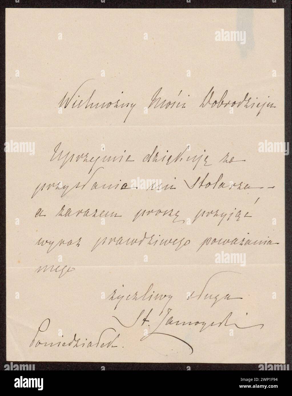 Stanislaw kostka jan 1820 1889 hi-res stock photography and images - Alamy