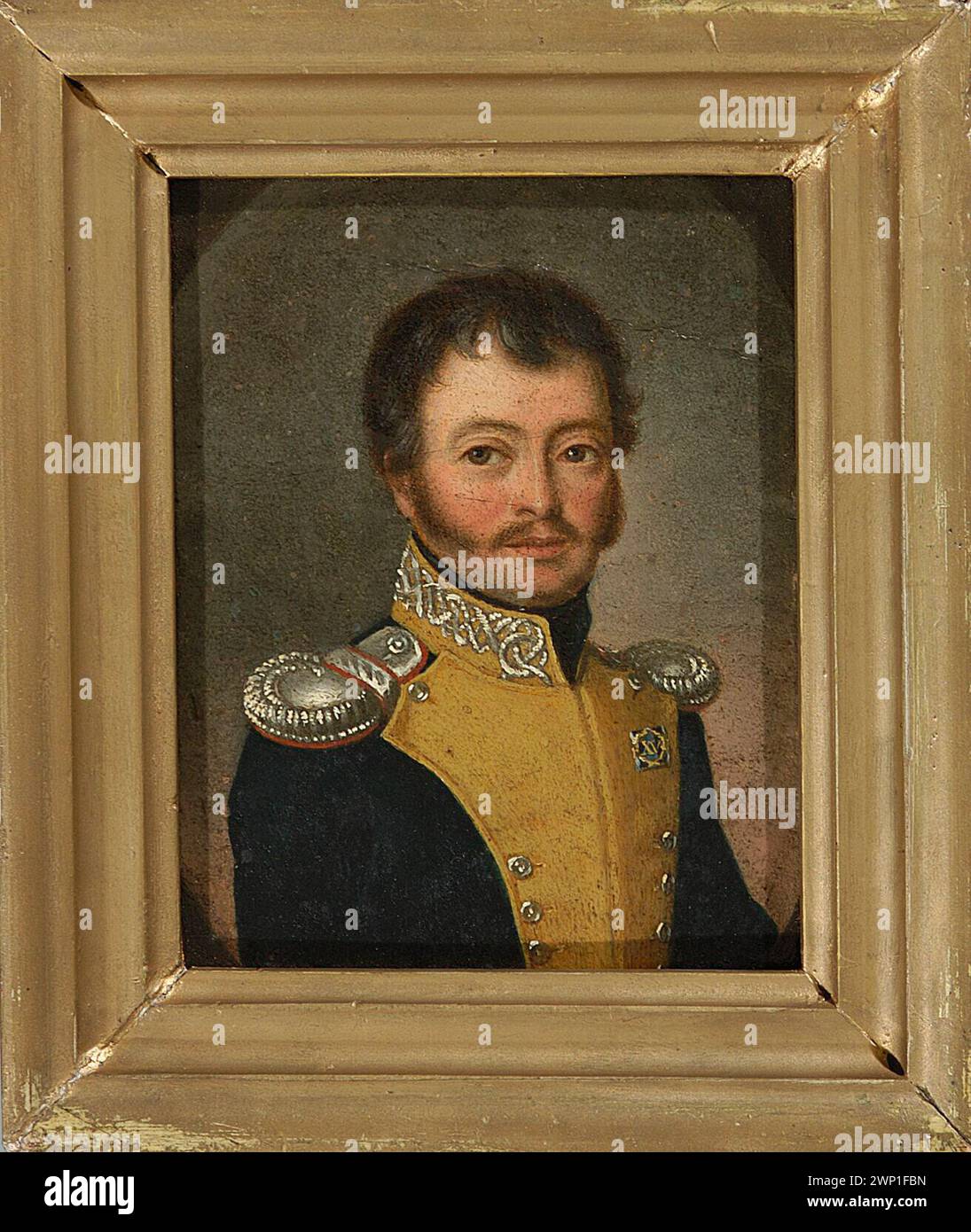 Portrait of the captain of the infantry of the linear army of the ...
