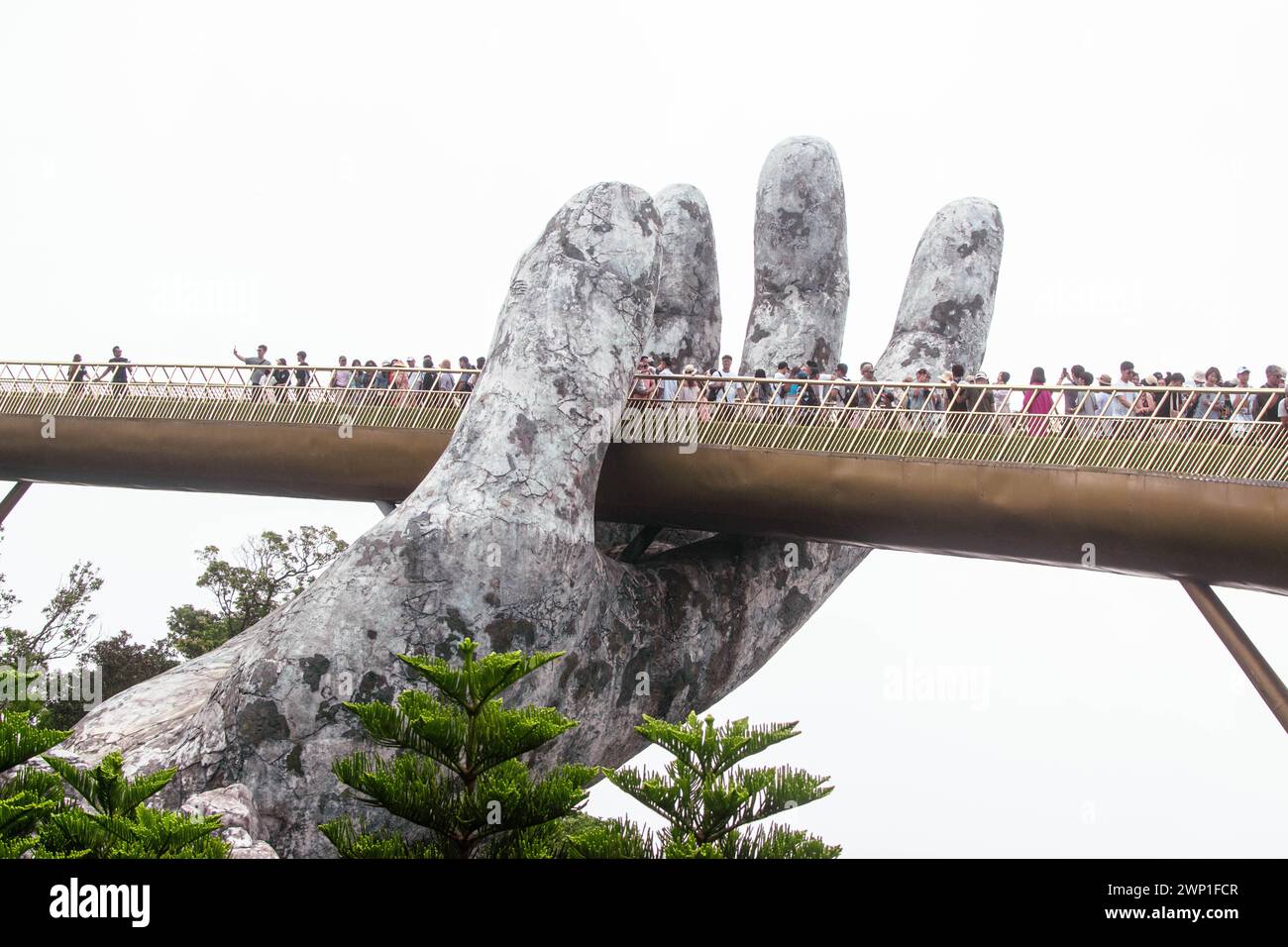 Vietnam bridge hands hi-res stock photography and images - Alamy