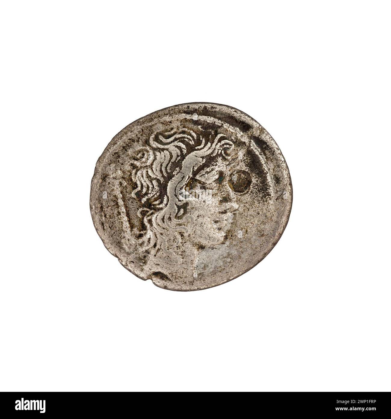 Denarius of Q. Cassius Longinus from 55 BC showing the genius of the ...