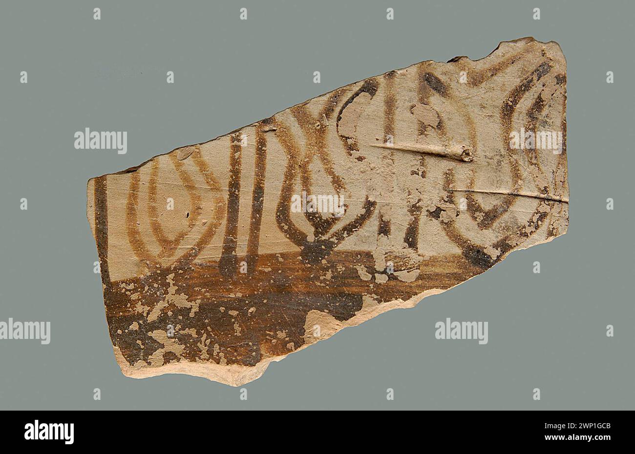 A fragment of the udder of the vessel; 6,000 BC (-6000-00-00--5001-00 ...