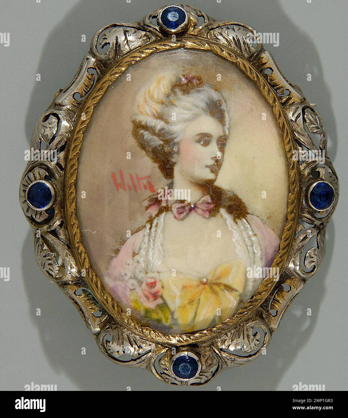 Portrait of the Rococo lady; after 1900 (1900-00-00-1900-00-00);Partage ...