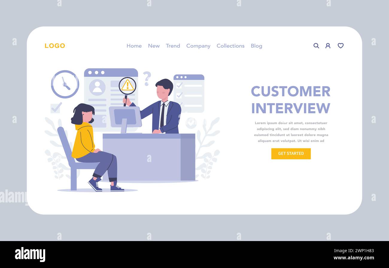 KYC web or landing page. Customer Interview. An in-depth client ...
