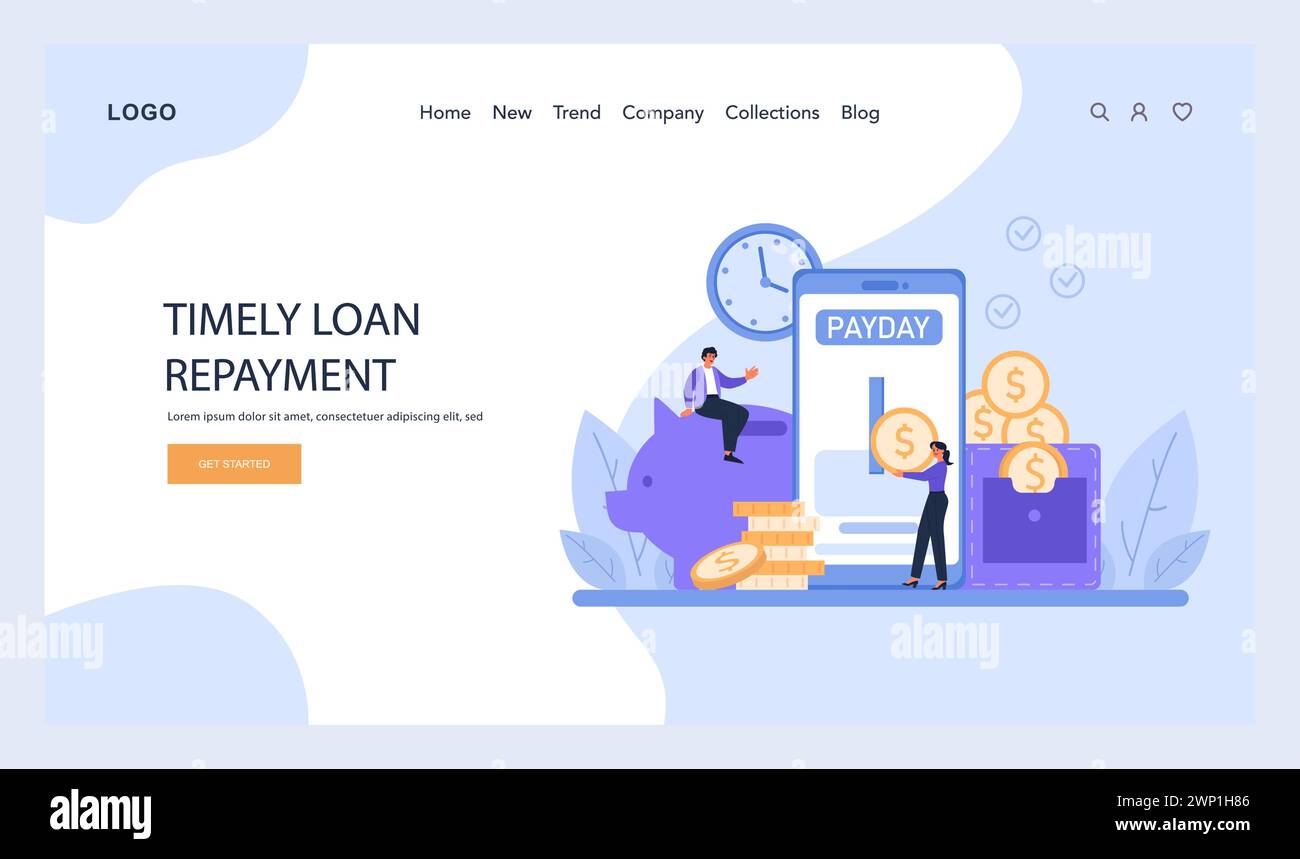 Financial Responsibility Visual. The importance of timely loan ...