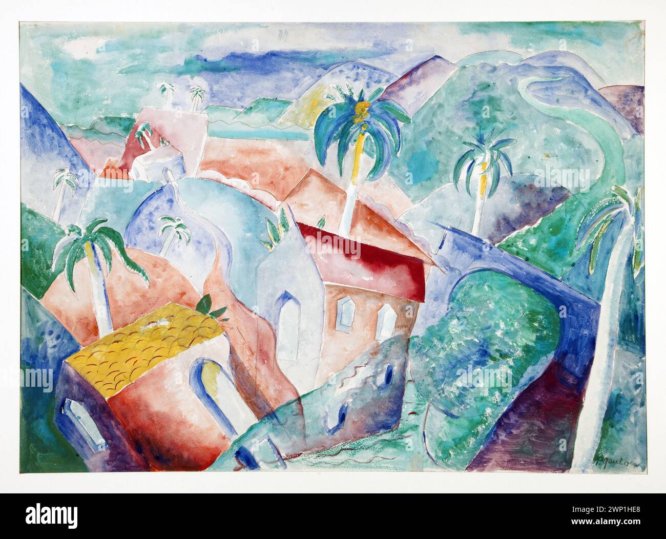 Cuban Landscape Artist: Paul Gaulois (American, 1901–1943 Stock Photo ...