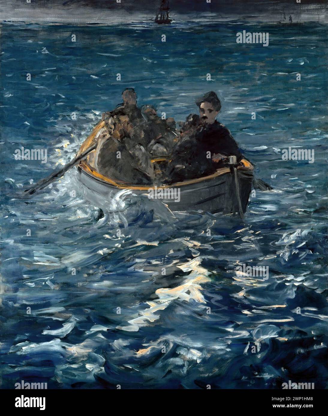 Édouard Manet - Rochefort's Escape [1881] Stock Photo - Alamy