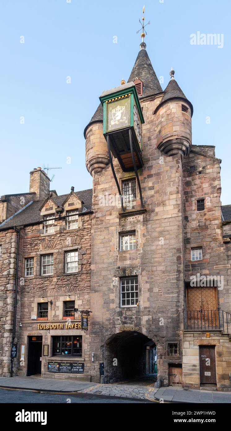 Canongate Tolbooth is a historic landmark of the Old Town area of ...