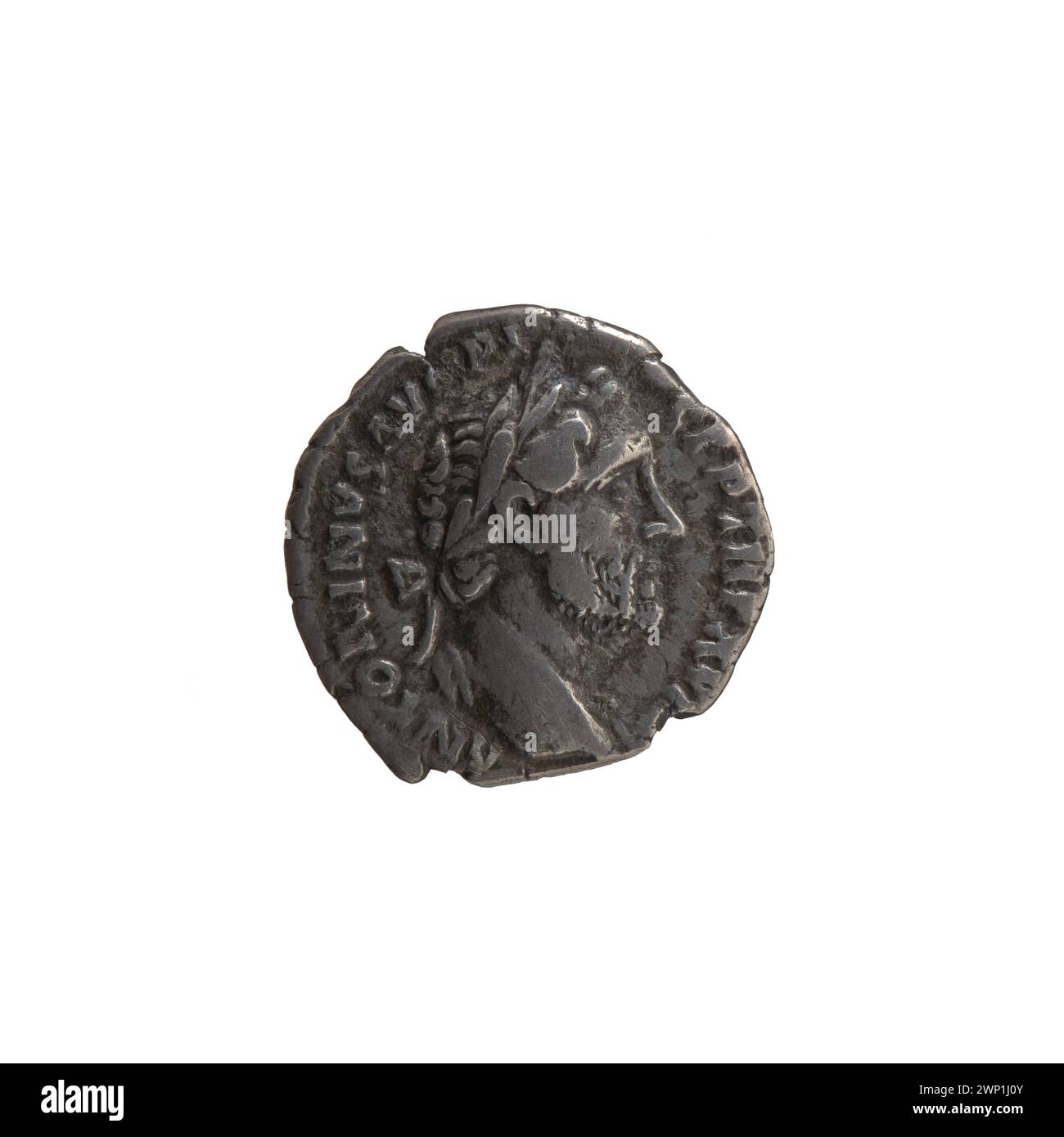 Denarius coin of Emperor Antoninus Pius minted 154-155 featuring ...