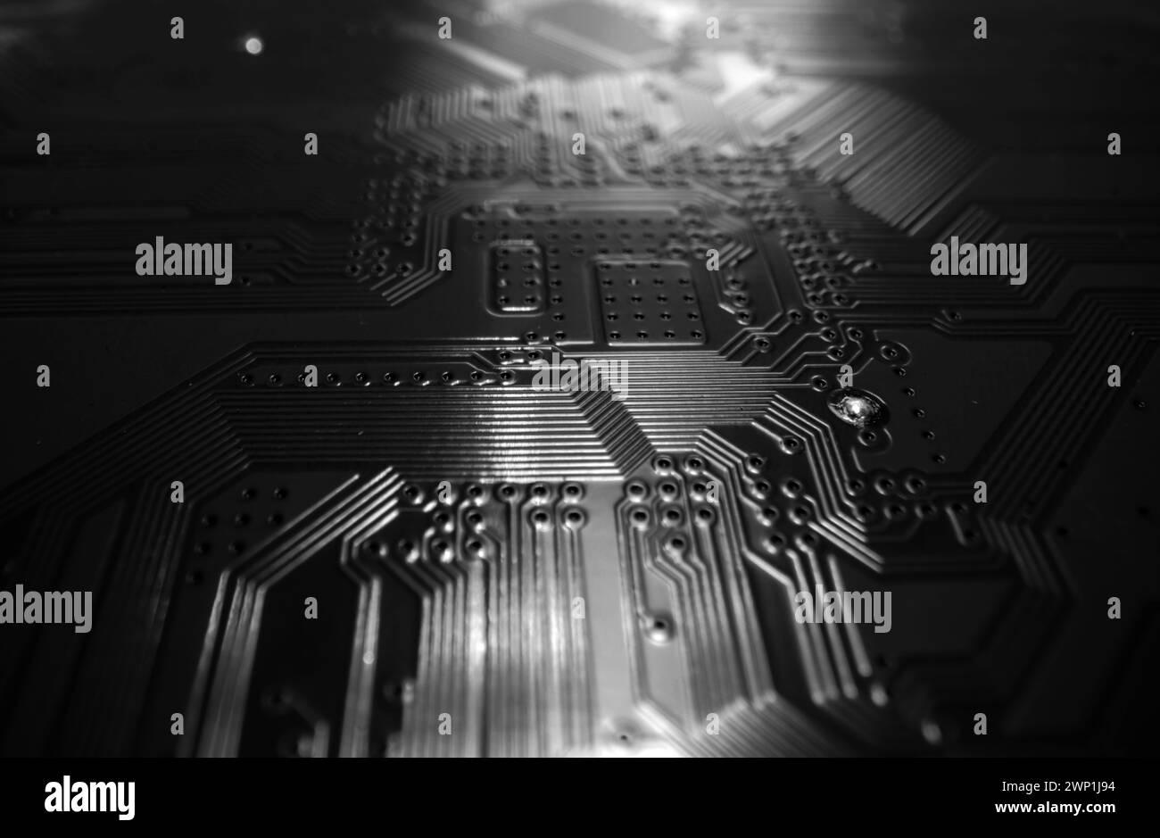 Circuit board, electronic motherboard. Digital engineering concept, hi ...