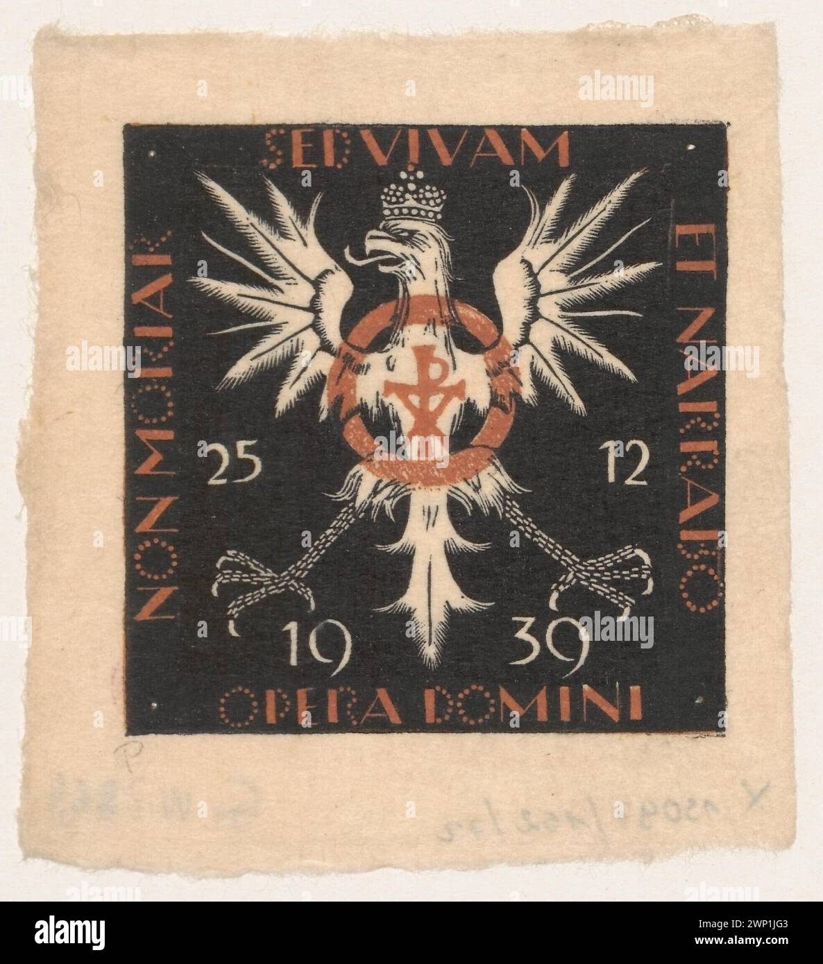 This 1939 work by Wiktoria Gory depicts the Smam emblem, representing ...