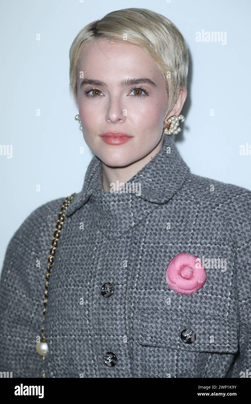 Zoey Deutch attending the Chanel Womenswear Fall/Winter 2024-2025 show ...