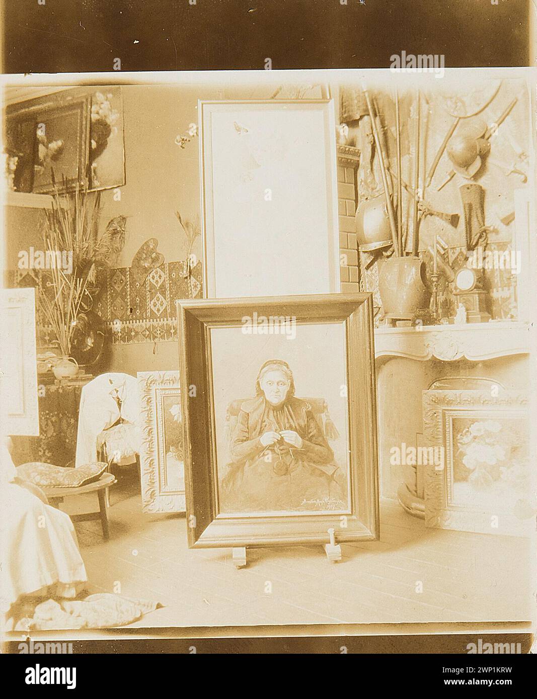 Painting Laboratory of Bronisława Maria Wiesiołowska in Warsaw (1867 ...