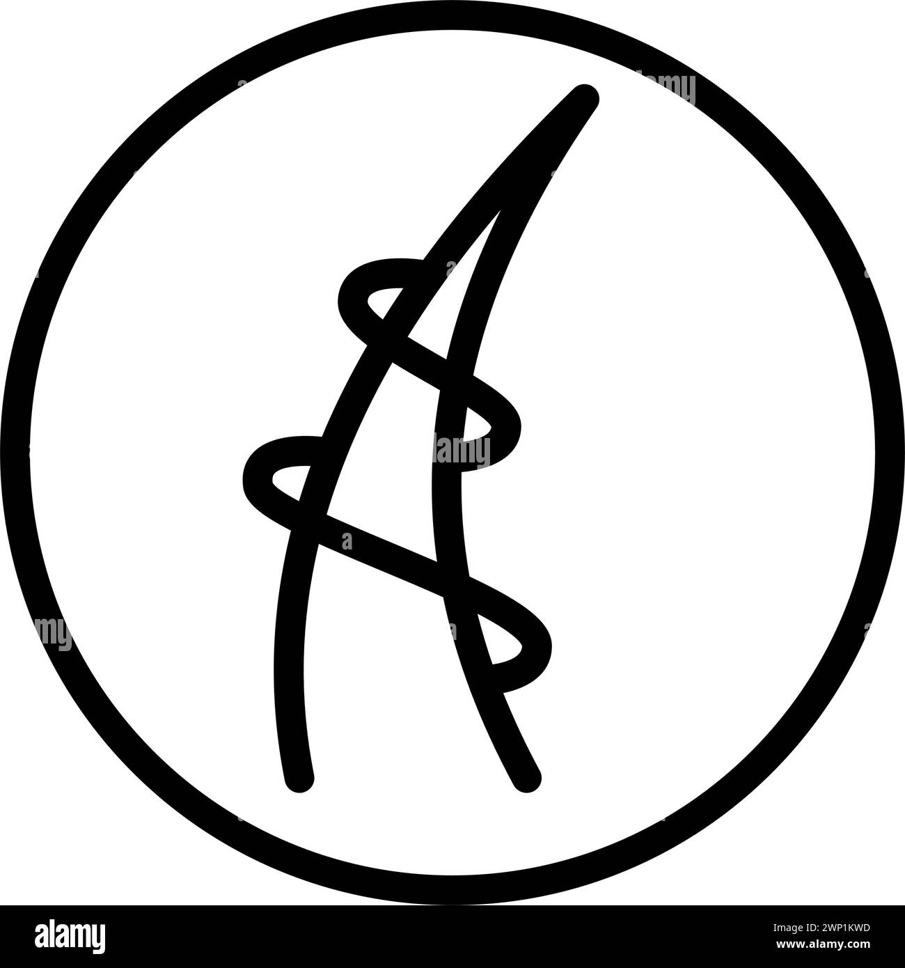 Follicle Shine Concept Line Icon. Hair Shiny with Keratin Effect Linear Pictogram. Hair Follicle ...