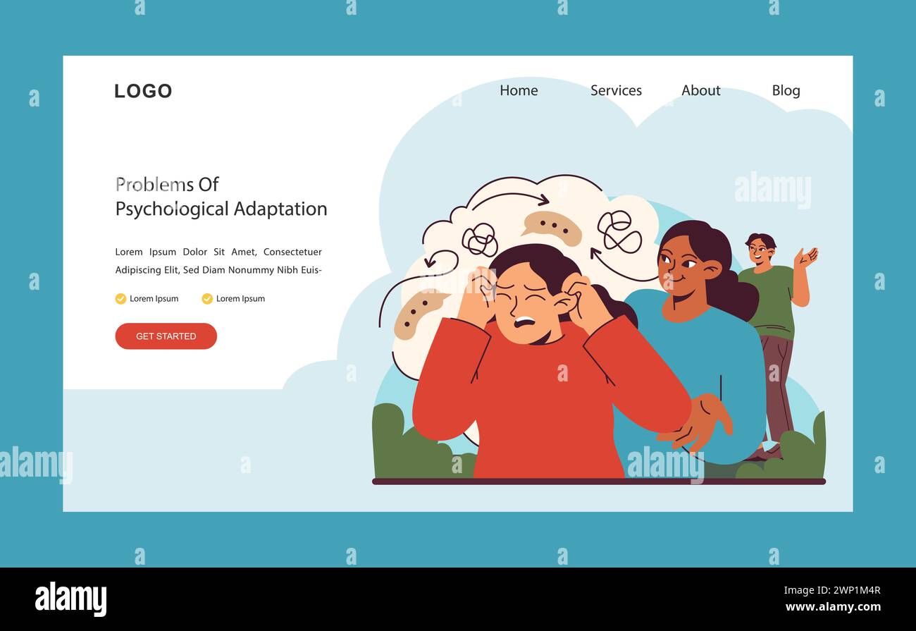 Mental health awareness. An illustration that sensitively portrays the ...