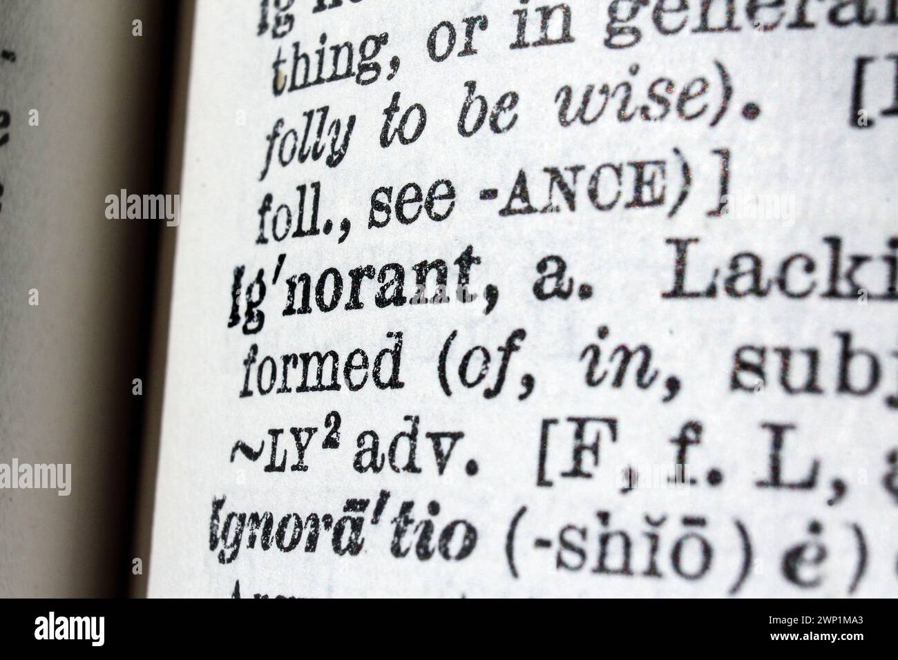 Ignorant hi-res stock photography and images - Alamy