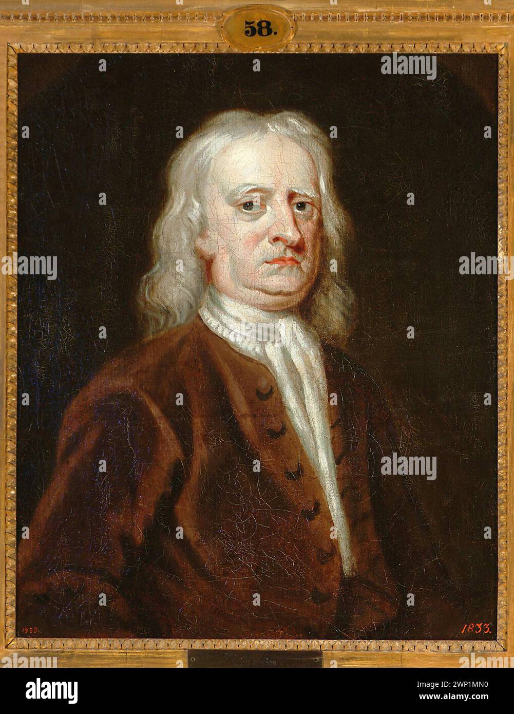 Portrait of Isaac Newton; Unknown English painter, Vanderbank, John (m ...