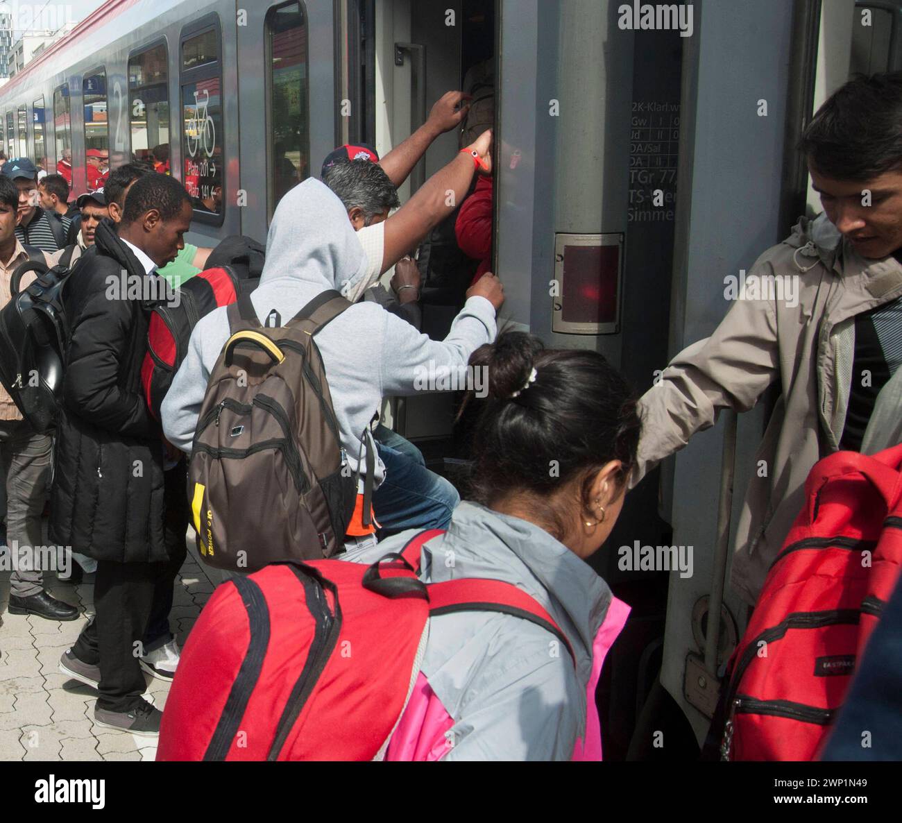 train travel with passenger transport, public transport for the people ...