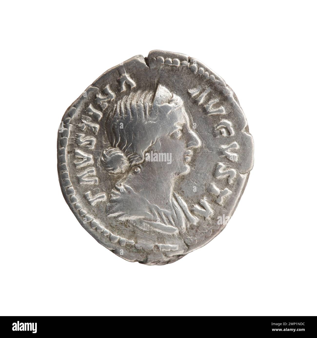 Roman denarius coin from 161-176, issued under Emperor Marcus Aurelius ...