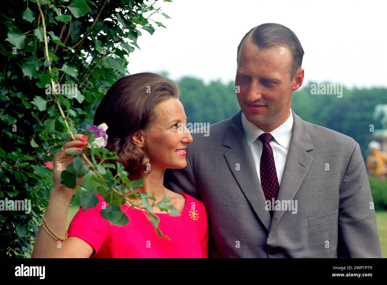 OSLO 19680618. Royal Norwegian engagement. Crown Prince Harald and ...