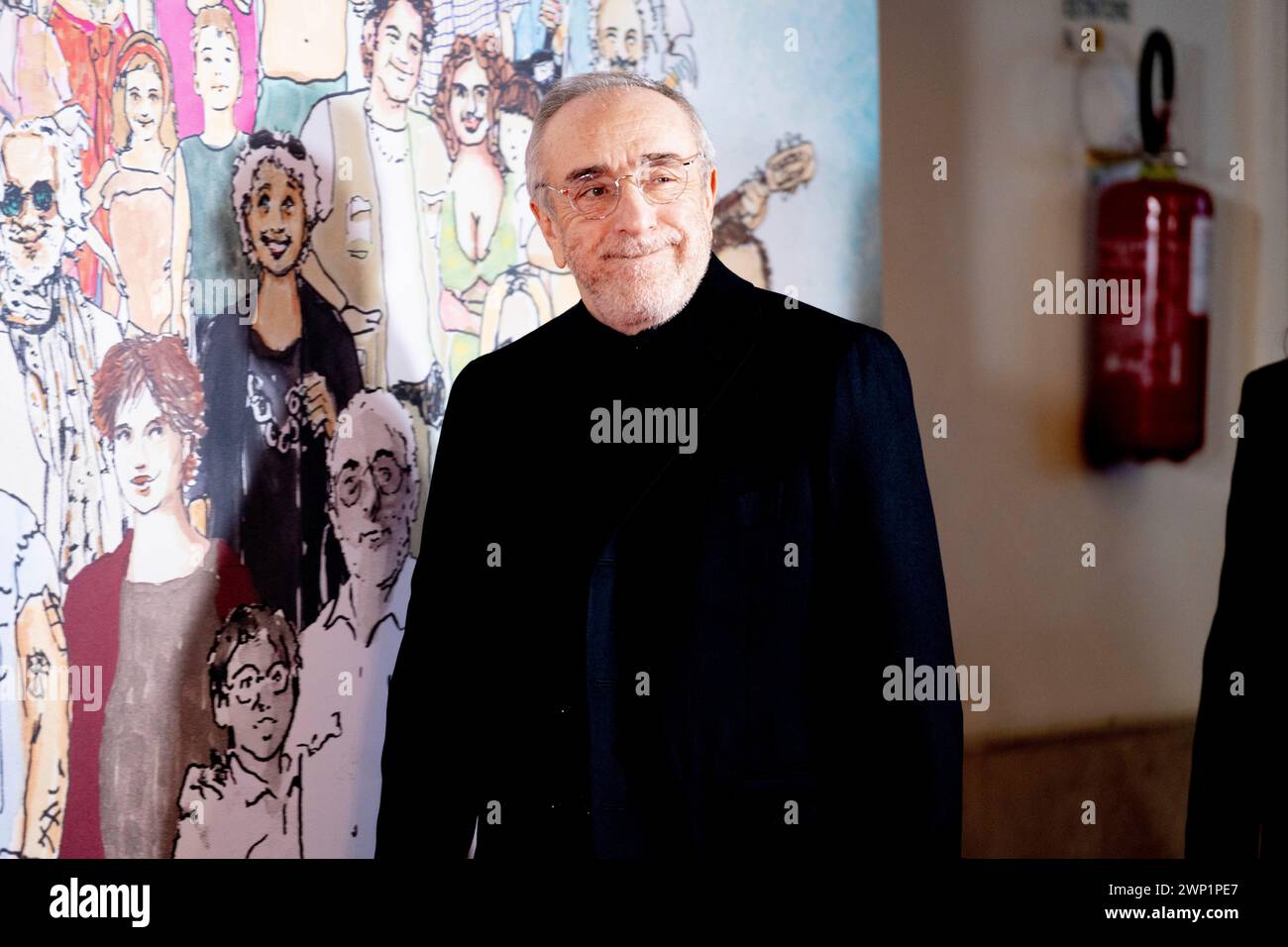 ROME, ITALY - MARCH 04: Silvio Orlando, Maria Laura Rondanini attend ...