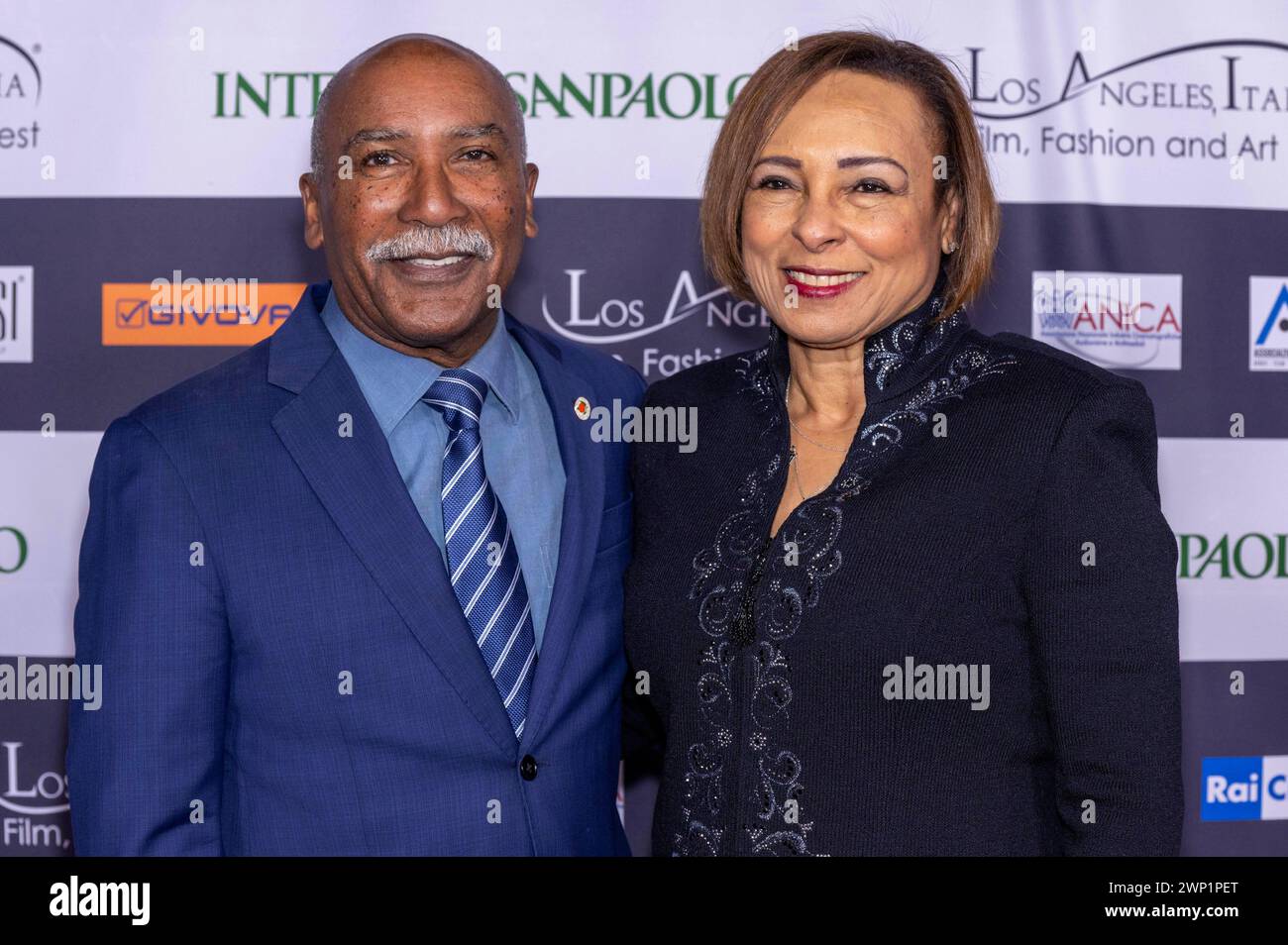 Walter Allen III., Terry Again bei der Eröffnung vom 19. Los Angeles ...