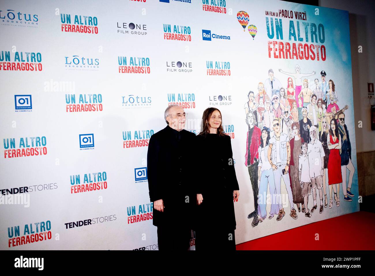 ROME, ITALY - MARCH 04: Silvio Orlando, Maria Laura Rondanini attend ...